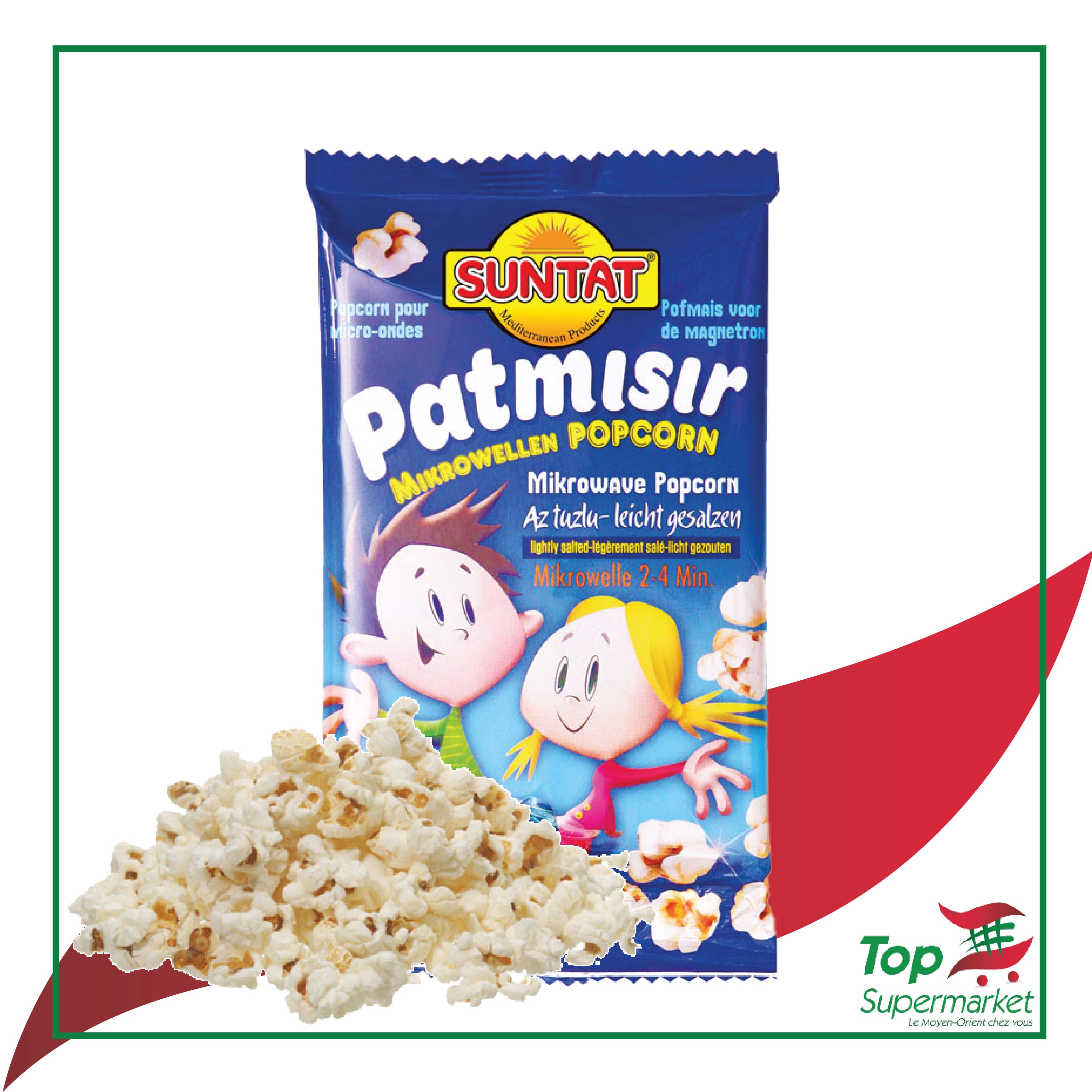 TOP SUPERMARKET ::.. - Suntat popcorn salé 100gr