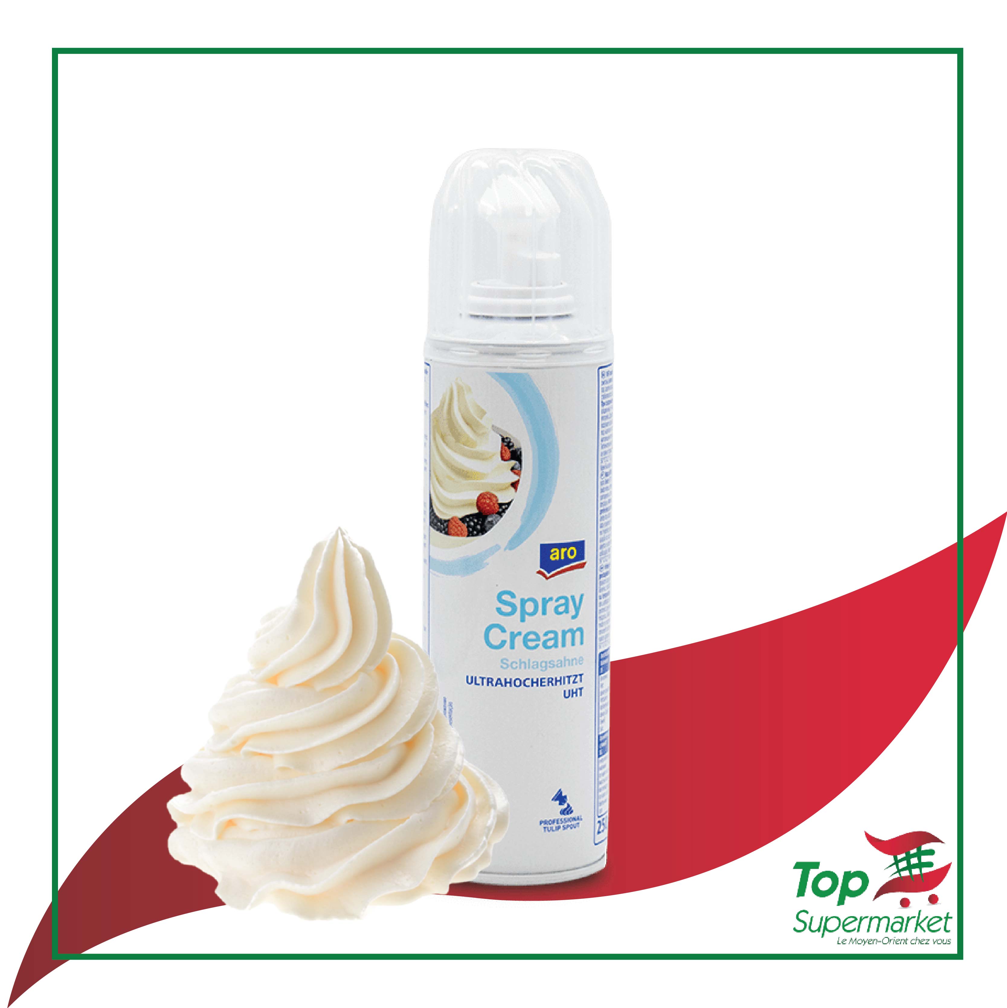 TOP SUPERMARKET ::.. - Aro crème fraiche en spray 250ml