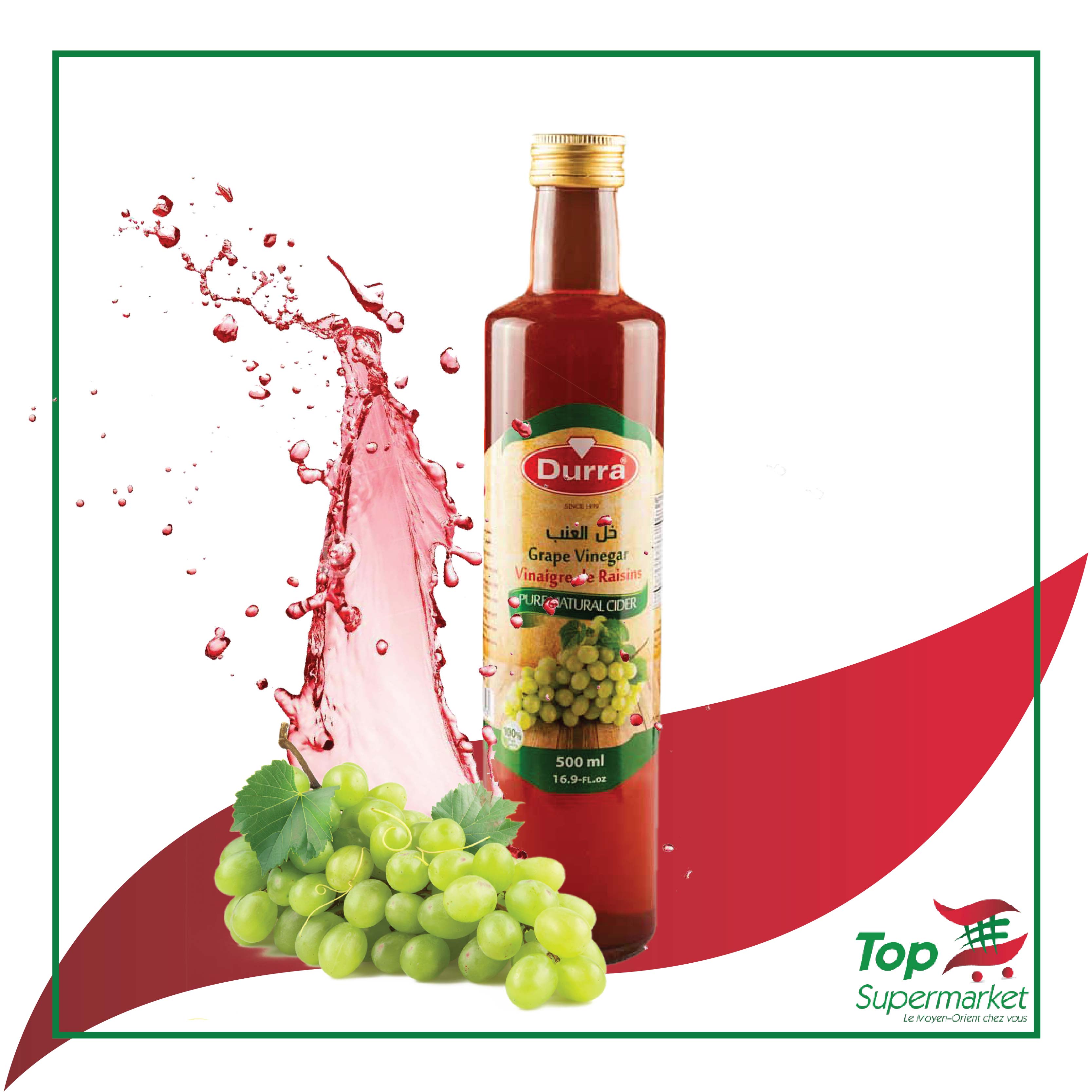 TOP SUPERMARKET ::.. - Durra vinaigre de raisin 500ml