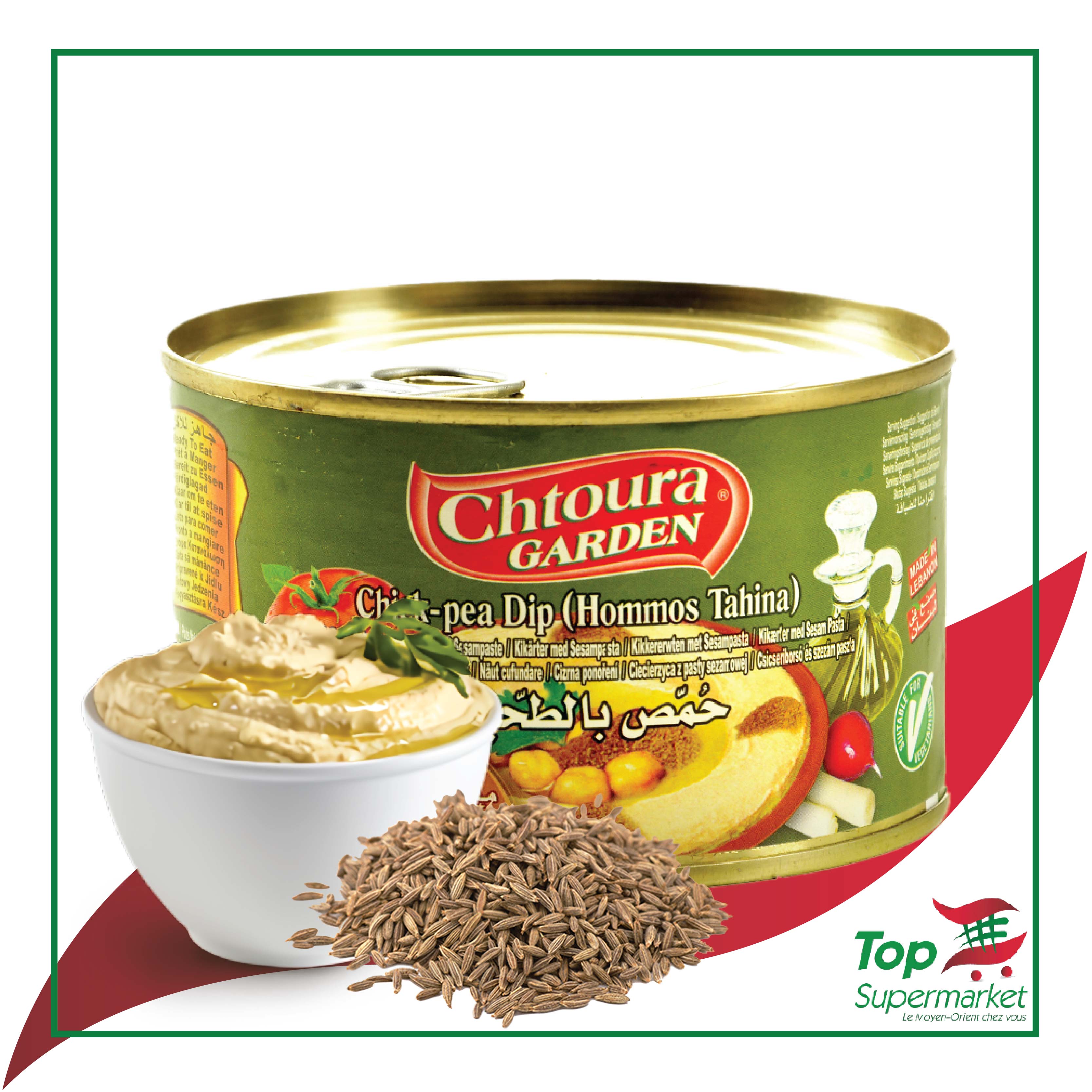 TOP SUPERMARKET ::.. - Chtoura Garden Hommos Tahina Cumin 420gr