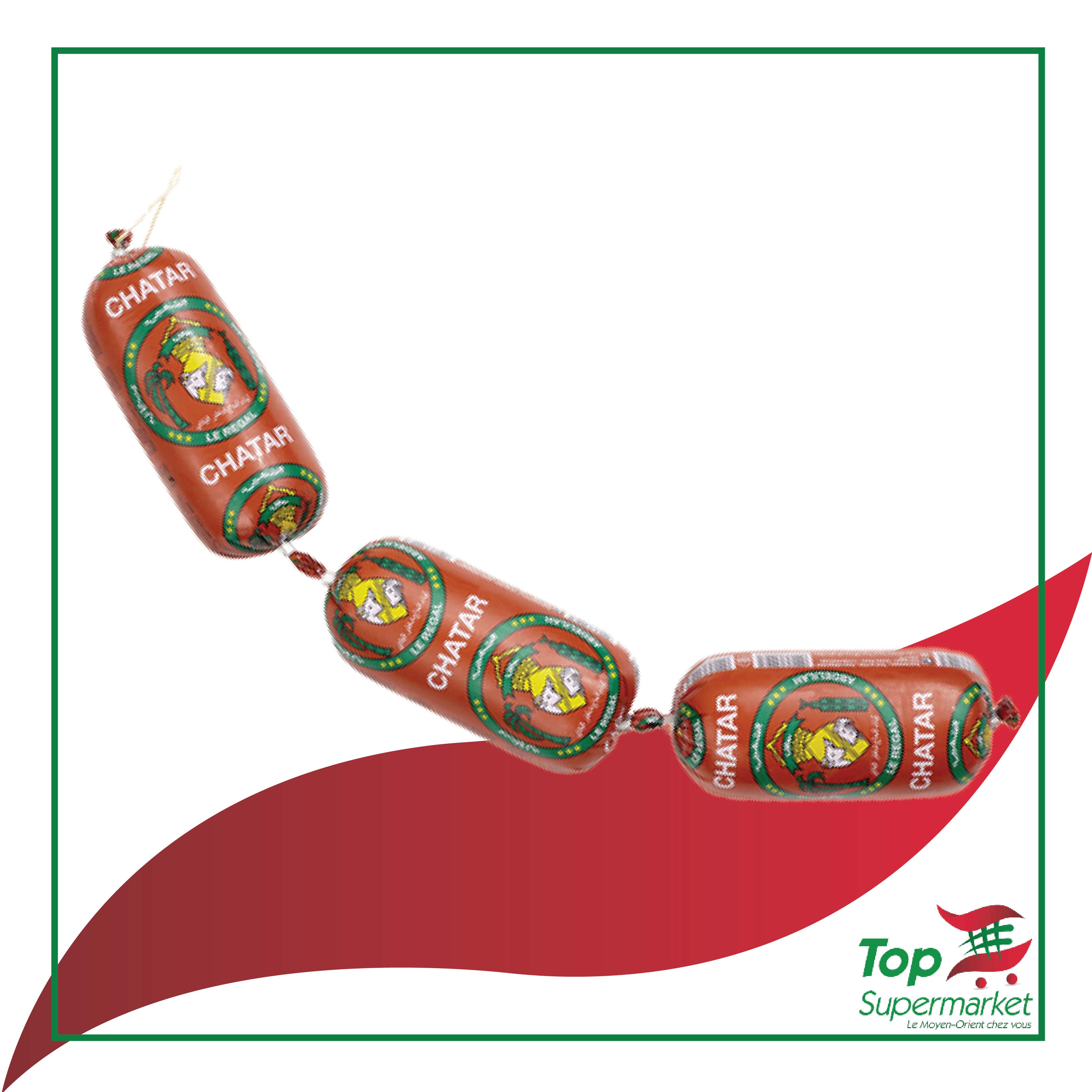 TOP SUPERMARKET ::.. - Chatar Saucisse Boeuf X3