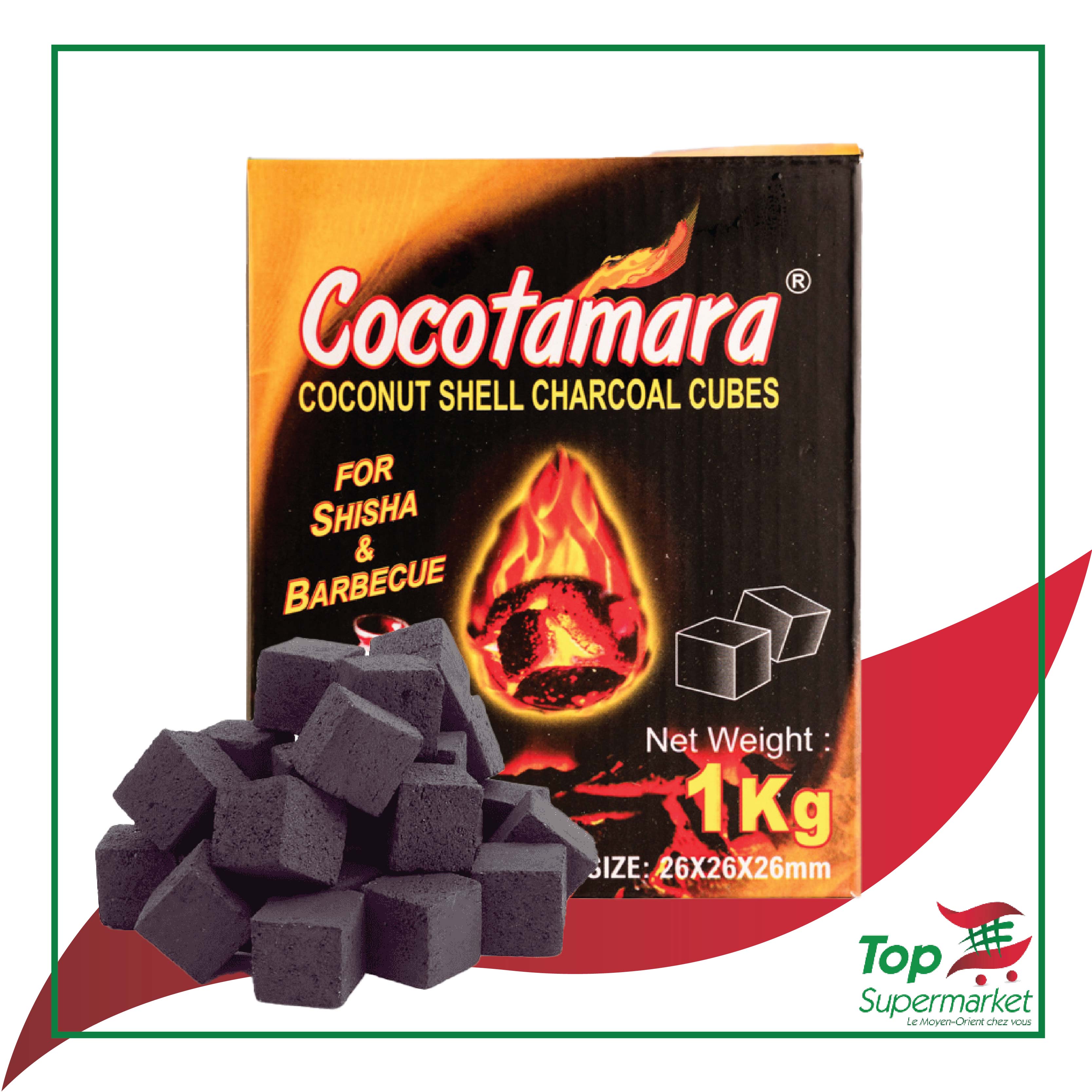 TOP SUPERMARKET ::.. - Cocotamara Charbon 1KG