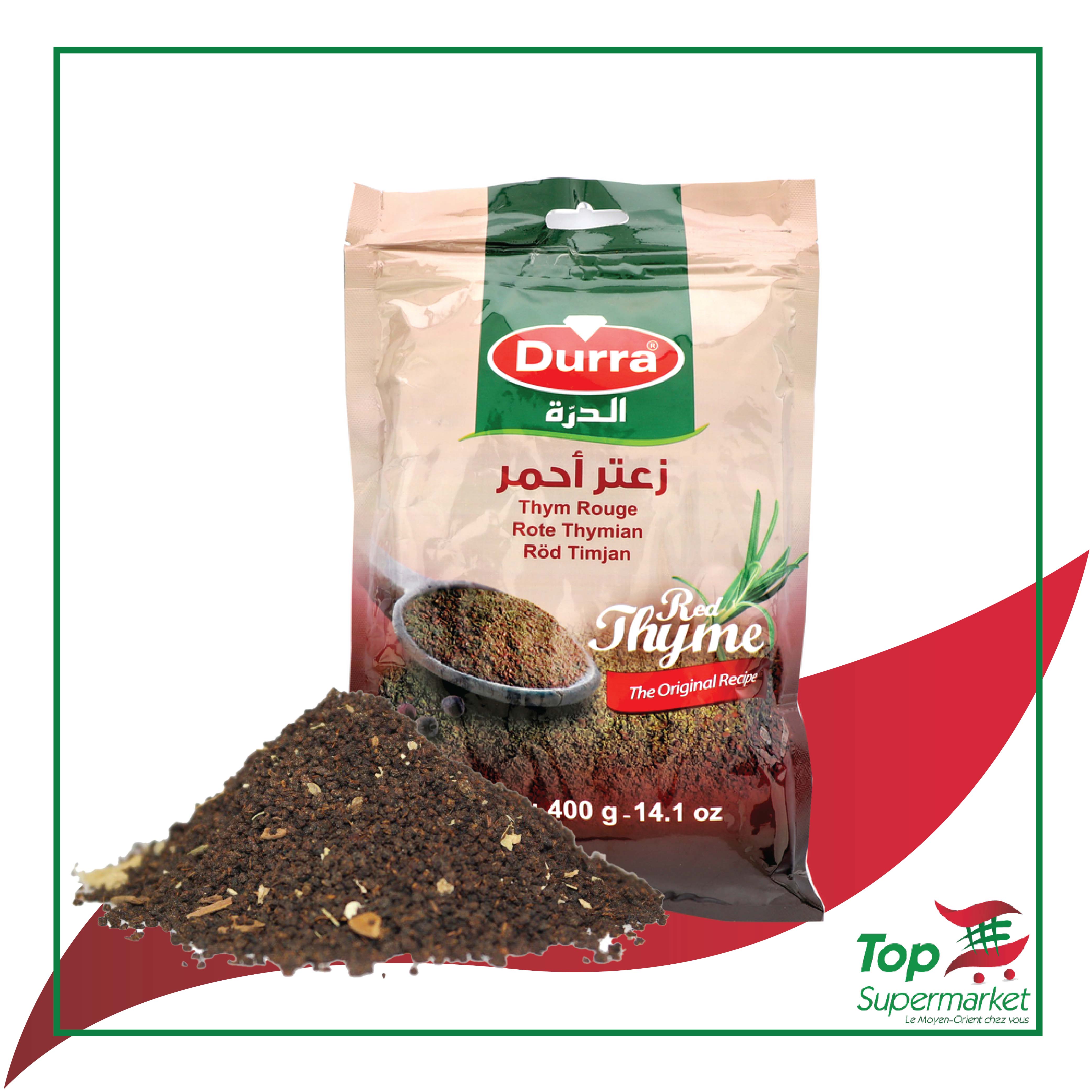 TOP SUPERMARKET ::.. - Durra Zaatar (Thyme) Rouge 400gr